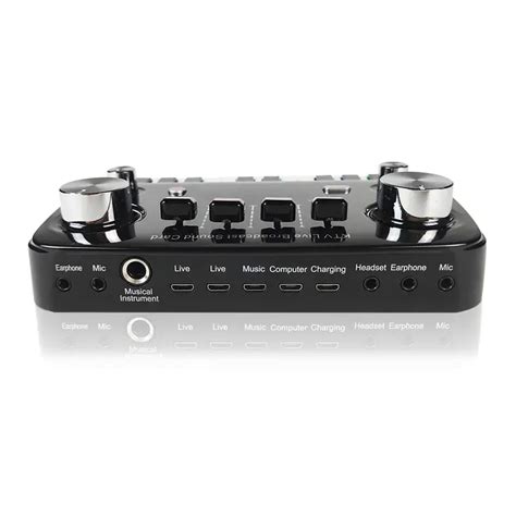 마이크가 있는 V11 피아노 사운드 카드 휴대폰 컴퓨터 녹음 팟캐스트 및 라이브 스트리밍용 마이크 Temu Republic Of Korea