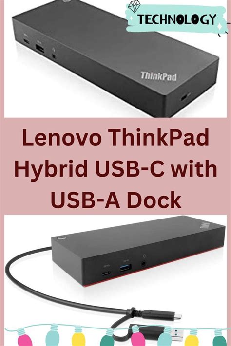 Lenovo Thinkpad Hybrid Usb C With Usb A Dock Us 40af0135us Lenovo Lenovo Thinkpad Usb