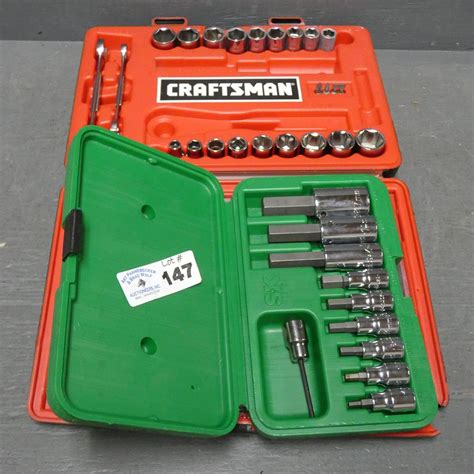 Sk And Craftsman Socket Sets Live And Online Auctions On