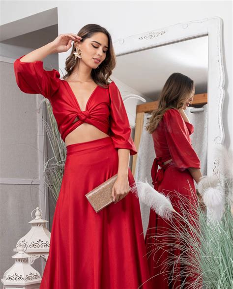 Conjunto Lua Rojo Ay De Mi