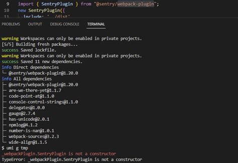 Npm Install Save Dev Sentrywebpack Plugin Fails Fetcherror