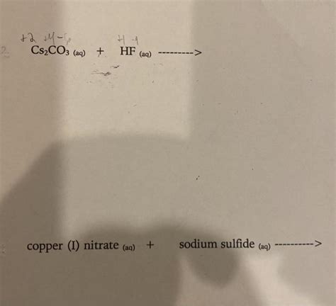 Solved Write Balanced Complete Ionic And Net Ionic