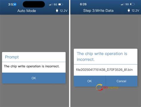 Uk How To Solve Yanhua Acdp2 Error Chip Write Operation Is Incorrect