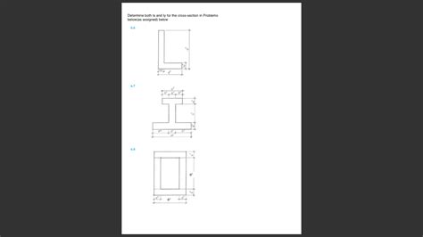 Solved Determine Both Ix And Ly For The Cross Section In Chegg Com