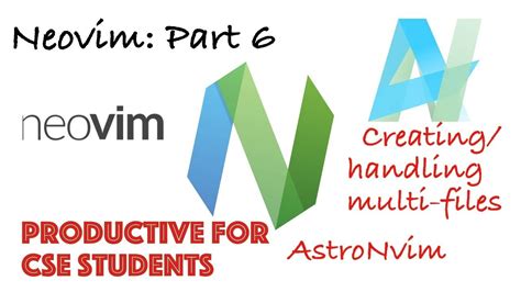 Creating A Multi File Project Inside Of Neovim Youtube