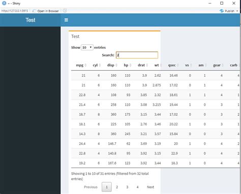 Shiny Filtering Option In The Sidebar Stack Overflow