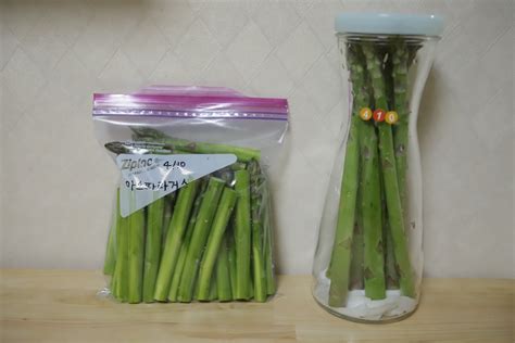 아스파라거스 손질 및 보관법