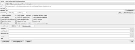 Salesforce Jdbc Connection Stack Overflow