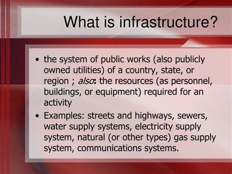 Ppt Infrastructure Problems Powerpoint Presentation Free Download
