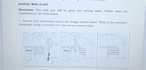 Activity Write It Out Directions This Time StudyX
