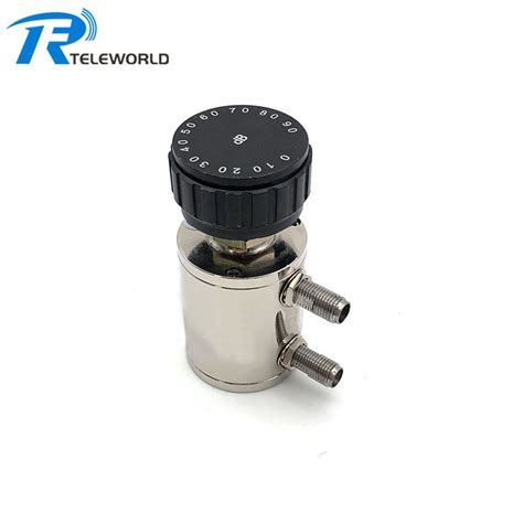 SMA Variable Attenuator 6GHz Step Attenuator 60dB Rotary Attenuator 90dB Adjustable Attenuator 70dB