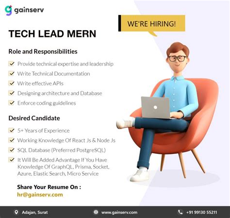 Gainserv On Linkedin Hiring Teamlead Techlead Seniodeveloper Leader Nodejsdevelopers