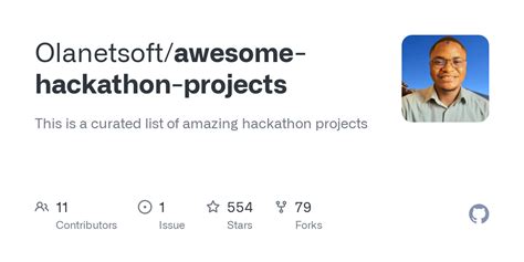Github Olanetsoft Awesome Hackathon Projects This Is A Curated List Of Amazing Hackathon Projects