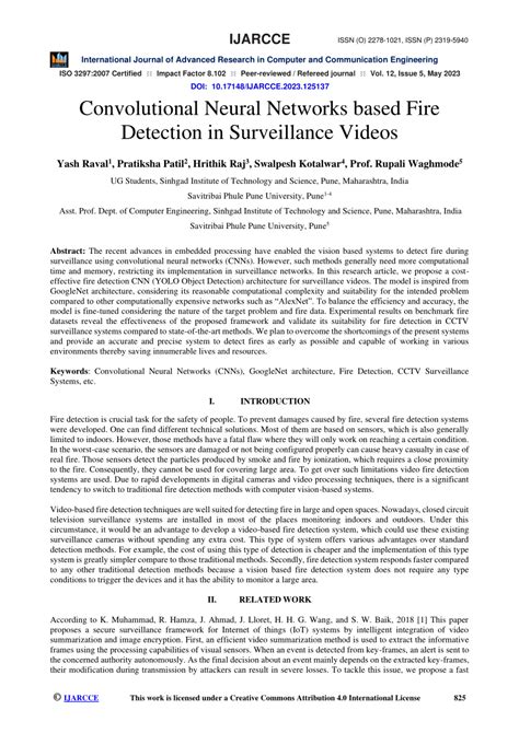 pdf convolutional neural networks based fire detection in