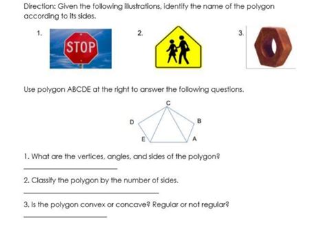 Solved Direction Given The Following Illustrations Identify The Name