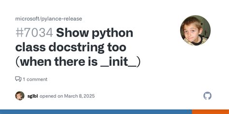 Show Python Class Docstring Too When There Is Init · Issue 7034