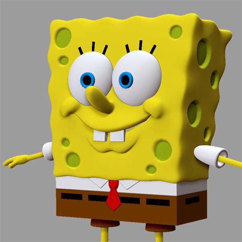 Spongebob 3d Model Png My Xxx Hot Girl