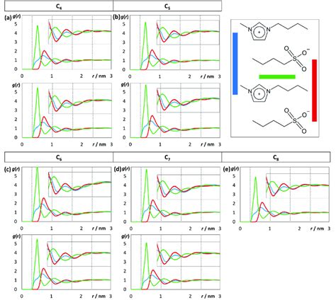 Pair Radial Distribution Functions G R For Selected Interaction