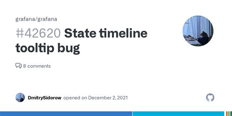 State Timeline Tooltip Bug · Issue 42620 · Grafanagrafana · Github
