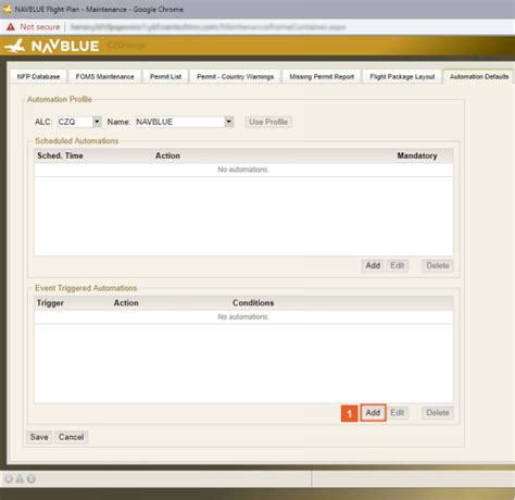 Event Driven Automation N Flight Planning