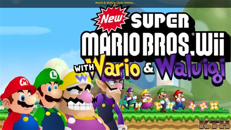 Wario And Waluigi Over Yellowblue Toad Mod For New Super Mario Bros Wii