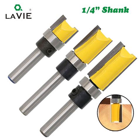 3pcs 1 4 Flush Trim Router Bit Pattern Bit Wood Template Edge Trimming Cutter Shopee Malaysia