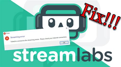 Streamlab Failed To Connect To Streaming Server Fix Youtube
