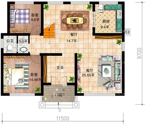 超实用的5款一百平米自建房平面图，赶紧收藏