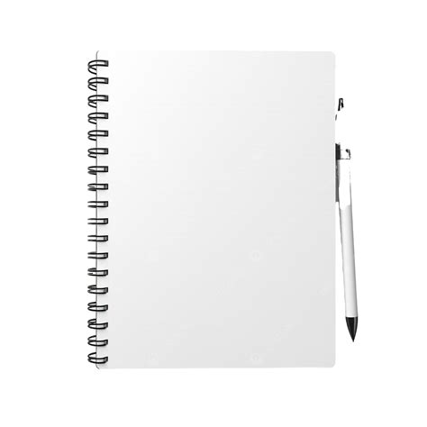 3d Minimal Notepad Template Empty Spiral Bound Notebook Mockup Blank Memo Spiral Bound Notepad