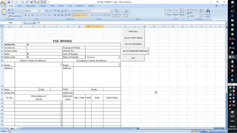 Invoice In Excel Sheet Apcc Within Create Invoices From Excel Spreadsheet Db Excel