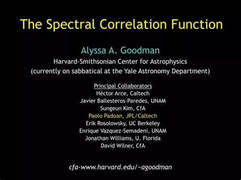 Ppt The Spectral Correlation Function Powerpoint Presentation Free Download Id6894560