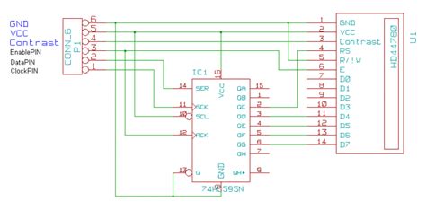 74HC595 LCD нужна подсказка Аппаратная платформа Arduino