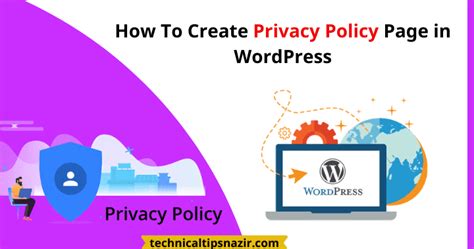 How To Create Privacy Policy Page For Website WP Blogging Guide