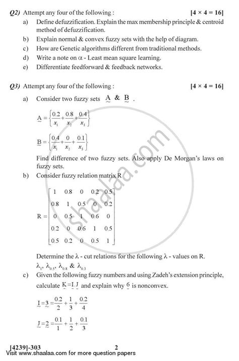 Soft Computing 2012 2013 Msc Computer Science Semester 3 Question Paper With Pdf Download