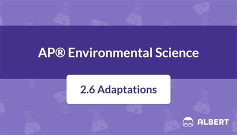 Adaptations Ap® Environmental Science Review Albert Resources