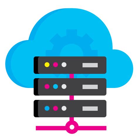 Cloud Database Host Hosting Server Settings Share Icon Free
