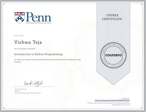 Vishwa Teja On Linkedin Pythonprogramming Universityofpennsylvania
