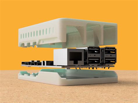 slim minimal raspberry pi 5 snap fit case by kaki 3d download free stl model