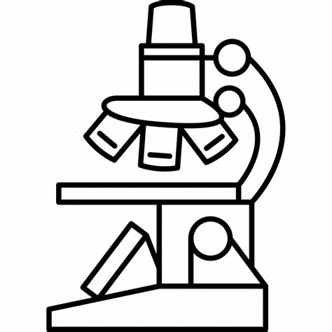 Microscope Magnify Biology Lab Equipment Icon Download On Iconfinder