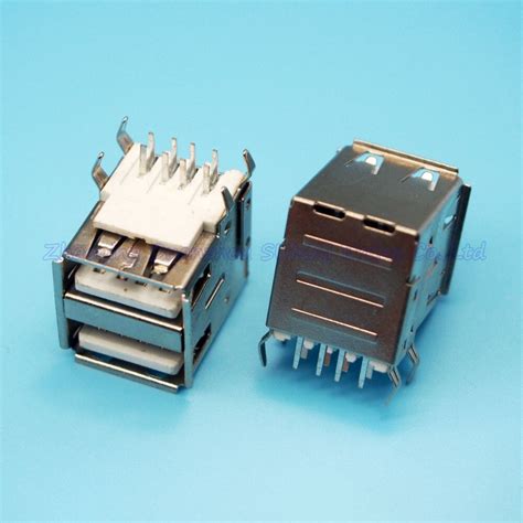 30pcs Double Usb Female Plug Connector 8p Double F Grandado