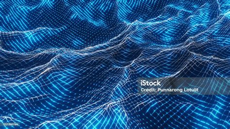 추상물 다채로운 웨이브 3d 렌더링 3d 일러스트 배경 바다에 대한 스톡 사진 및 기타 이미지 바다 테크놀로지 데이터 Istock