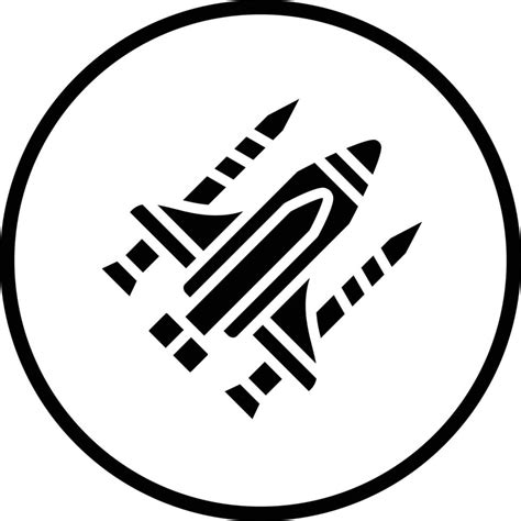 Space Shuttle Vector Icon Design 22801520 Vector Art At Vecteezy
