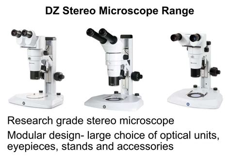 Dz Stereo Microscope Range See Below For Options Gt Vision