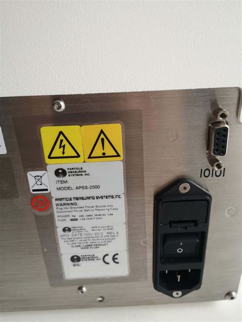 PARTICLE MEASURING SYSTEMS APSS 2000 Particle Counter Used For Sale Price 9311697 2012 Buy