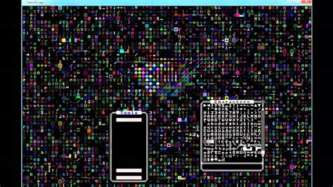Xna Sadconsole Ascii Engine Preview 3 Youtube