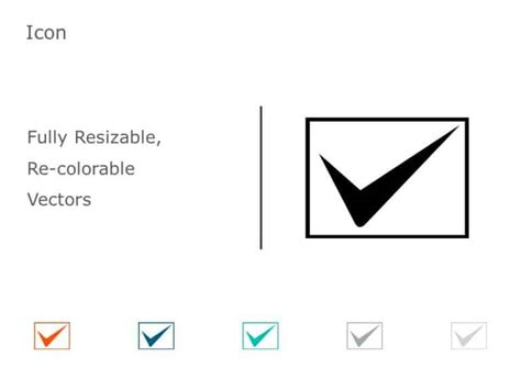 Checkmark Icon PowerPoint Template