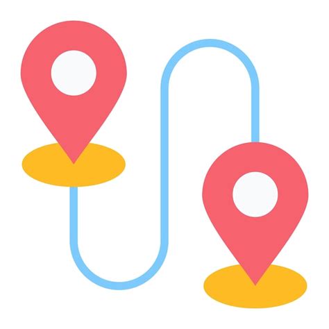 Premium Vector Route Icon