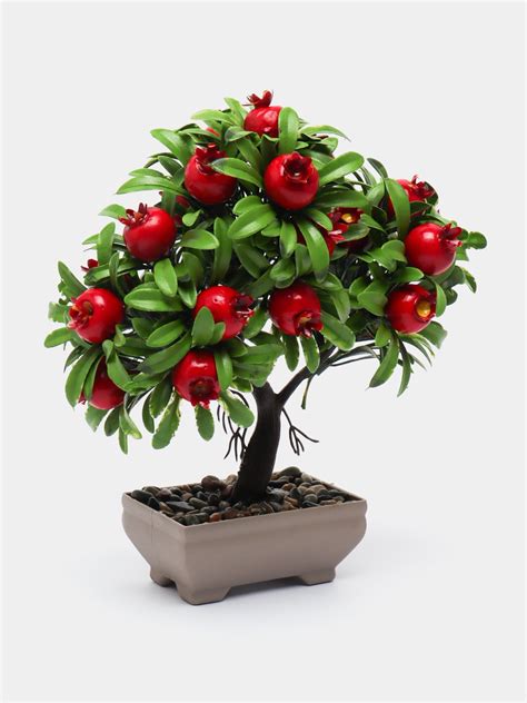 Цветы искусственные в горшке растения в кашпо декоративные купить по низким ценам в интернет