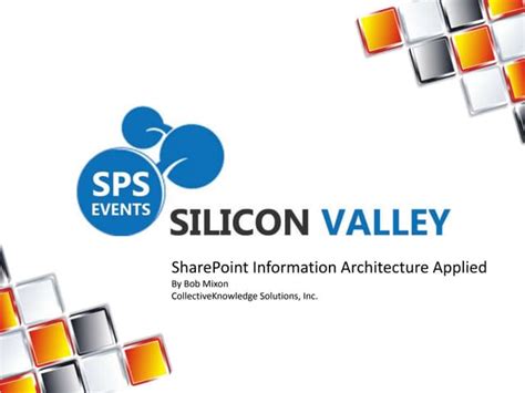 Sharepoint Information Architecture Applied Pptx