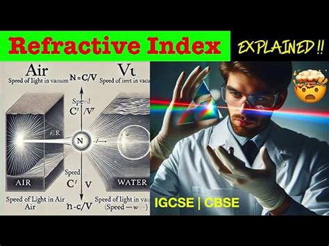 Refractive Index Explained Igcse Sufalphysicsforum Video Dailymotion